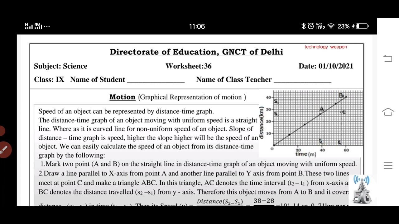 class 9 science worksheet no 36 date 1/10/21 - YouTube