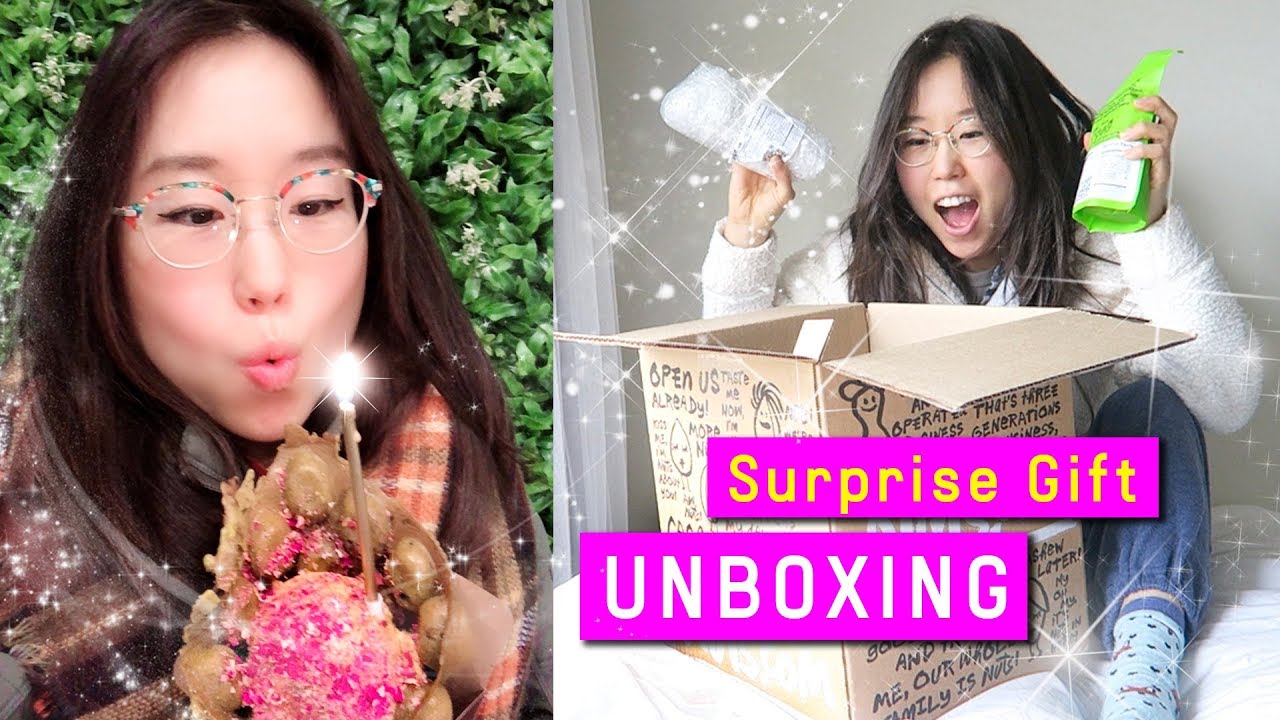 My Birthday Vlog Unboxing Surprise T Ft Egg Waffle Youtube