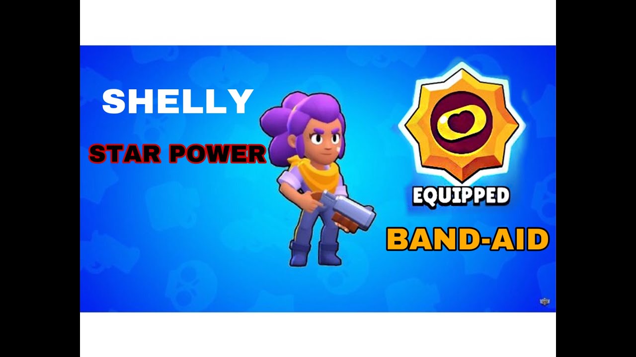 STAR POWER BAND-AID!!! BRAWL STARS GAMEPLAY WITH SHELLY - YouTube
