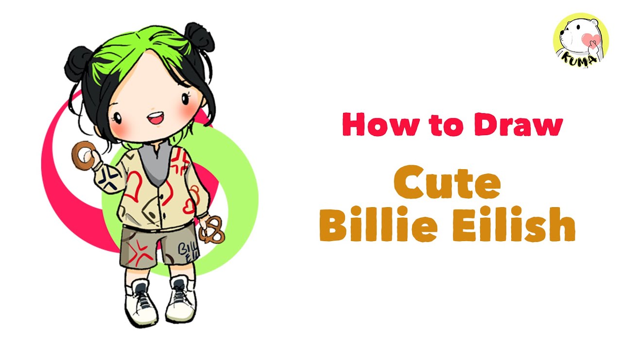 How to Draw Cute Billie Eilish - YouTube