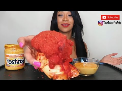 ToshPointFro Takes BiTeByBiTe Of Hot Cheetos Lobster Tails *Bites Only*