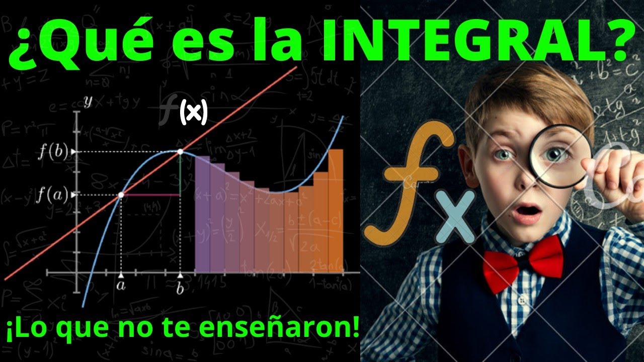 ¿Qué es la INTEGRAL? | SIGNIFICADO de la integral definida (Lo que no ...