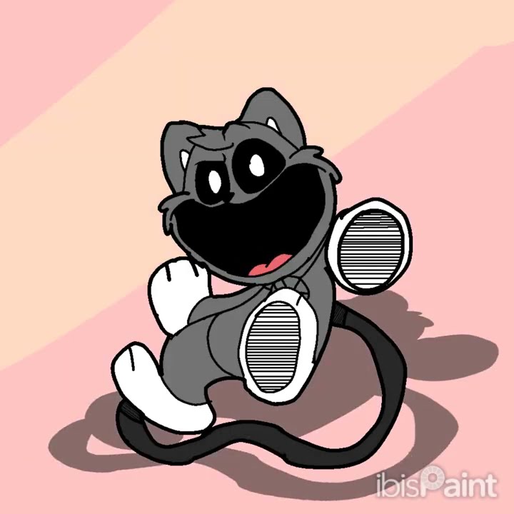 Making class/friends smiling critters oc day 3 name das auto cat - YouTube