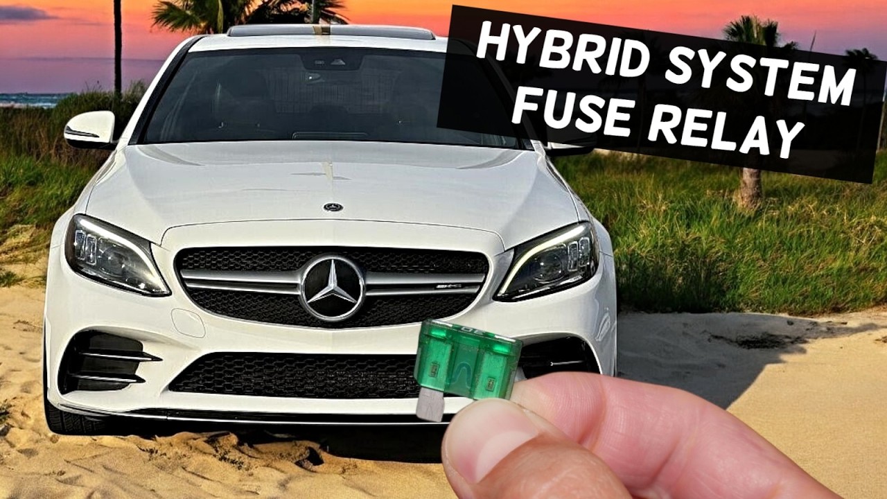 MERCEDES W205 Hybrid System Fuse Relay Location Replacement C300 C400 ...