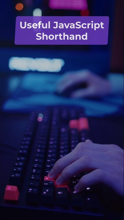 Useful JavaScript shorthand for conditional assignment - YouTube