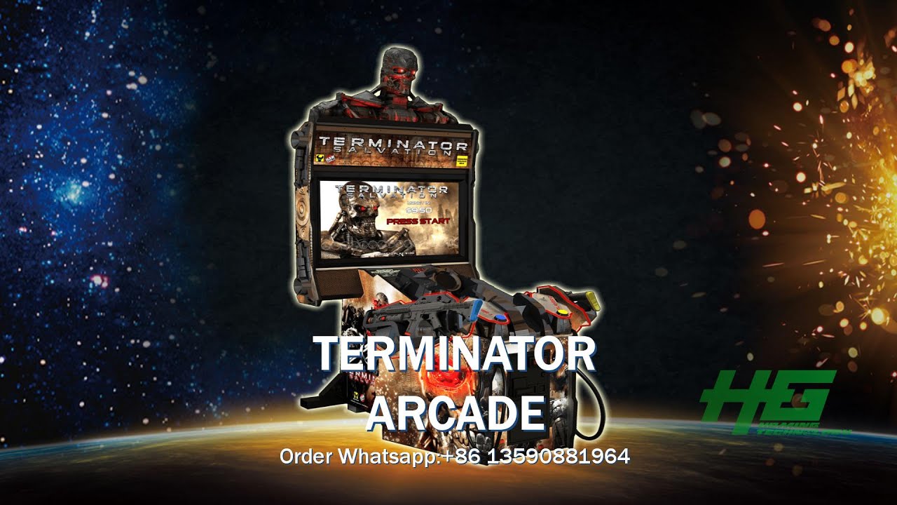 Newest Original Shooting Arcade Game Terminator Salvation 4 Deluxe ...