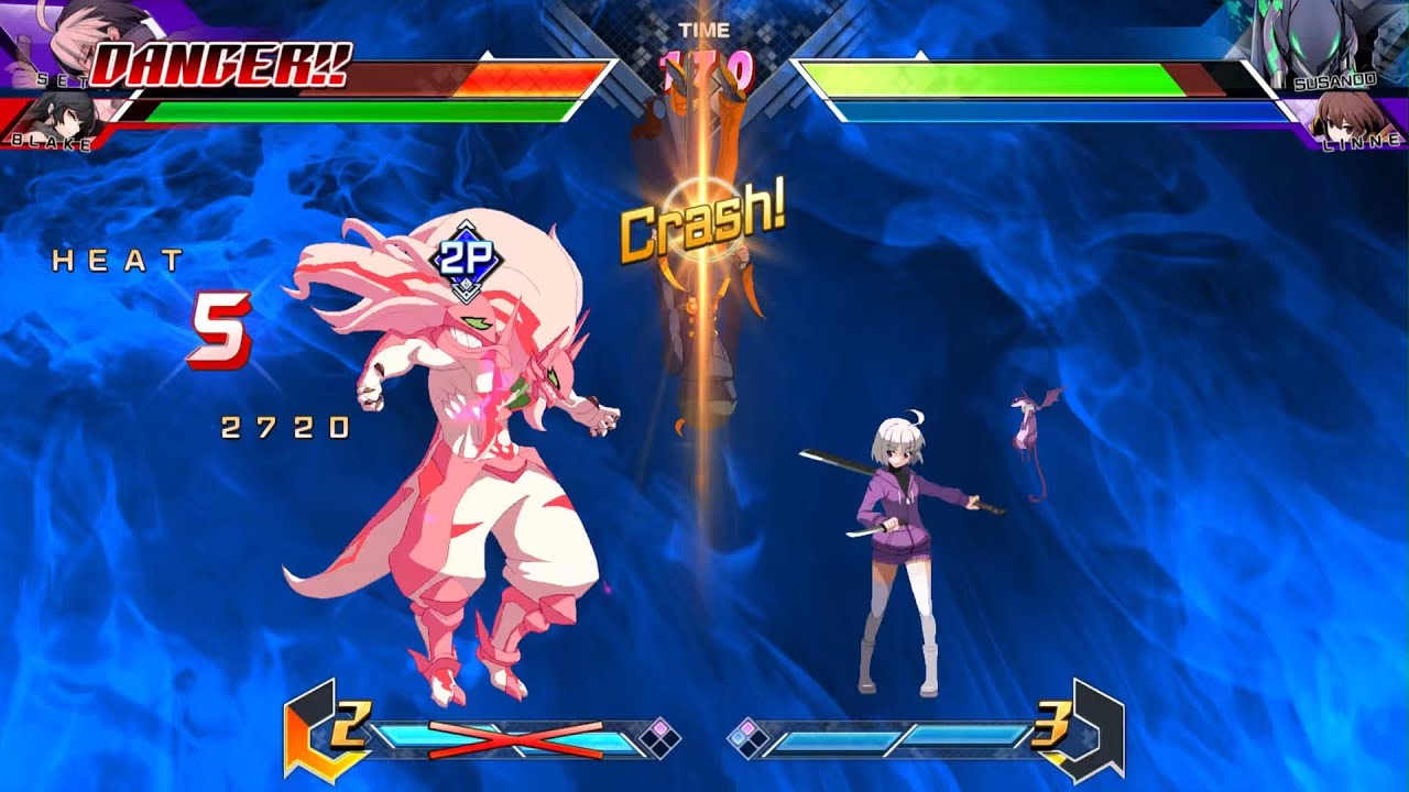 BLAZBLUE CROSS TAG BATTLE - Versus Gameplay 3 - YouTube