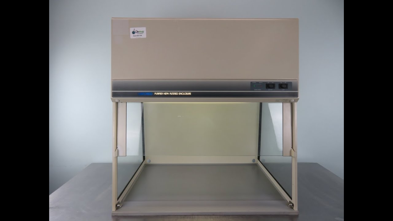 Labconco Purifier Hepa Filtered Enclosure for Sale - YouTube