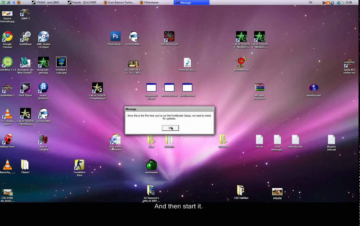 How to update your punkbuster to a game - YouTube