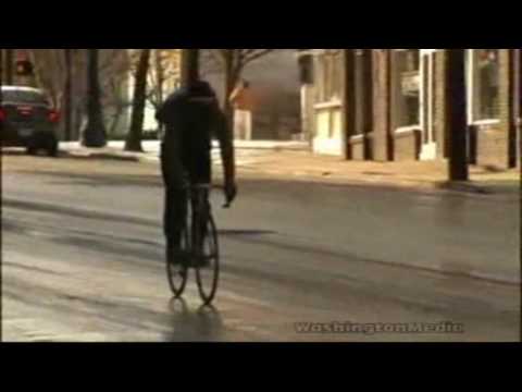 FUNNY - Man Riding Bicycle Slips On Ice in Atlanta - YouTube