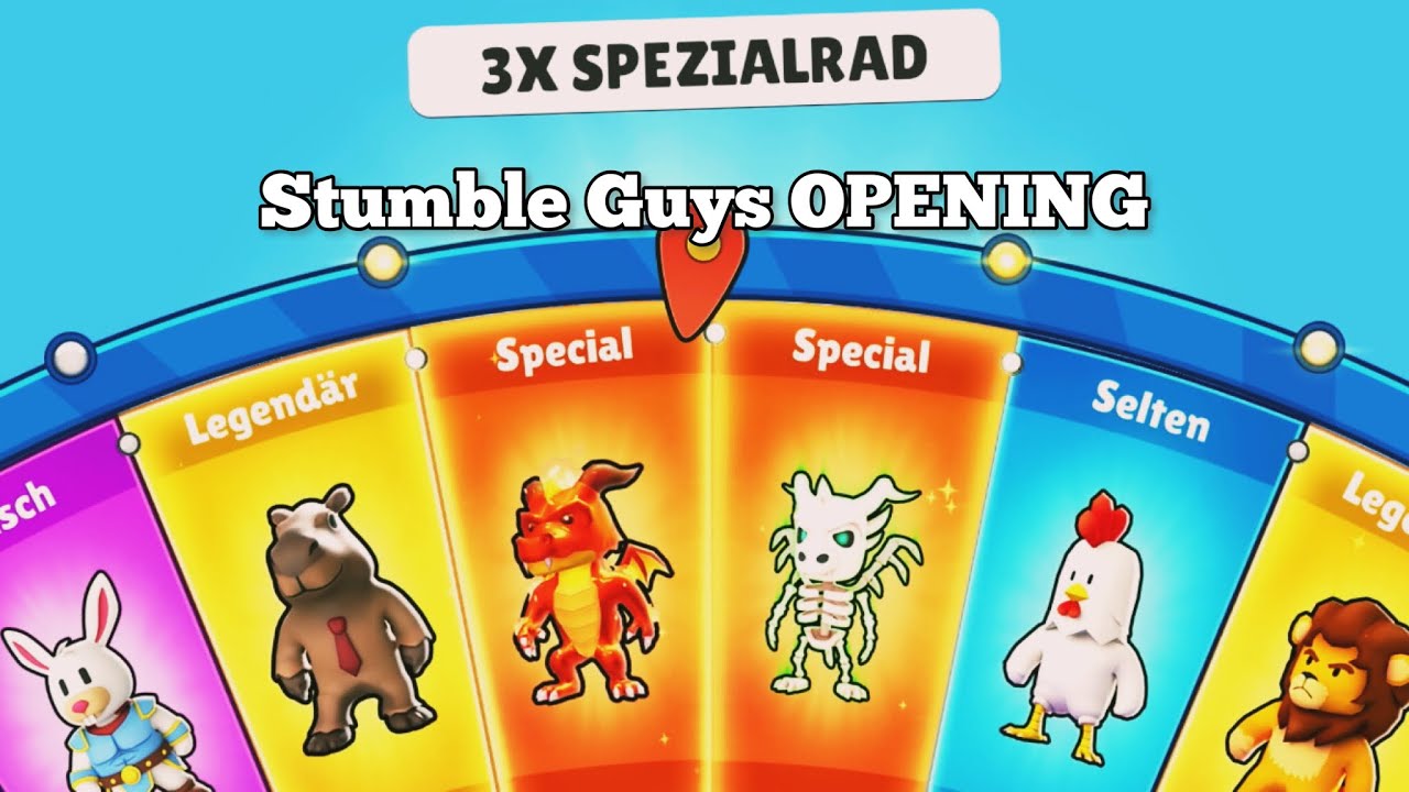3 X SPEZIALRD | Stumble Guys Opening 😱 | Dragon Inferno Special Skin ...