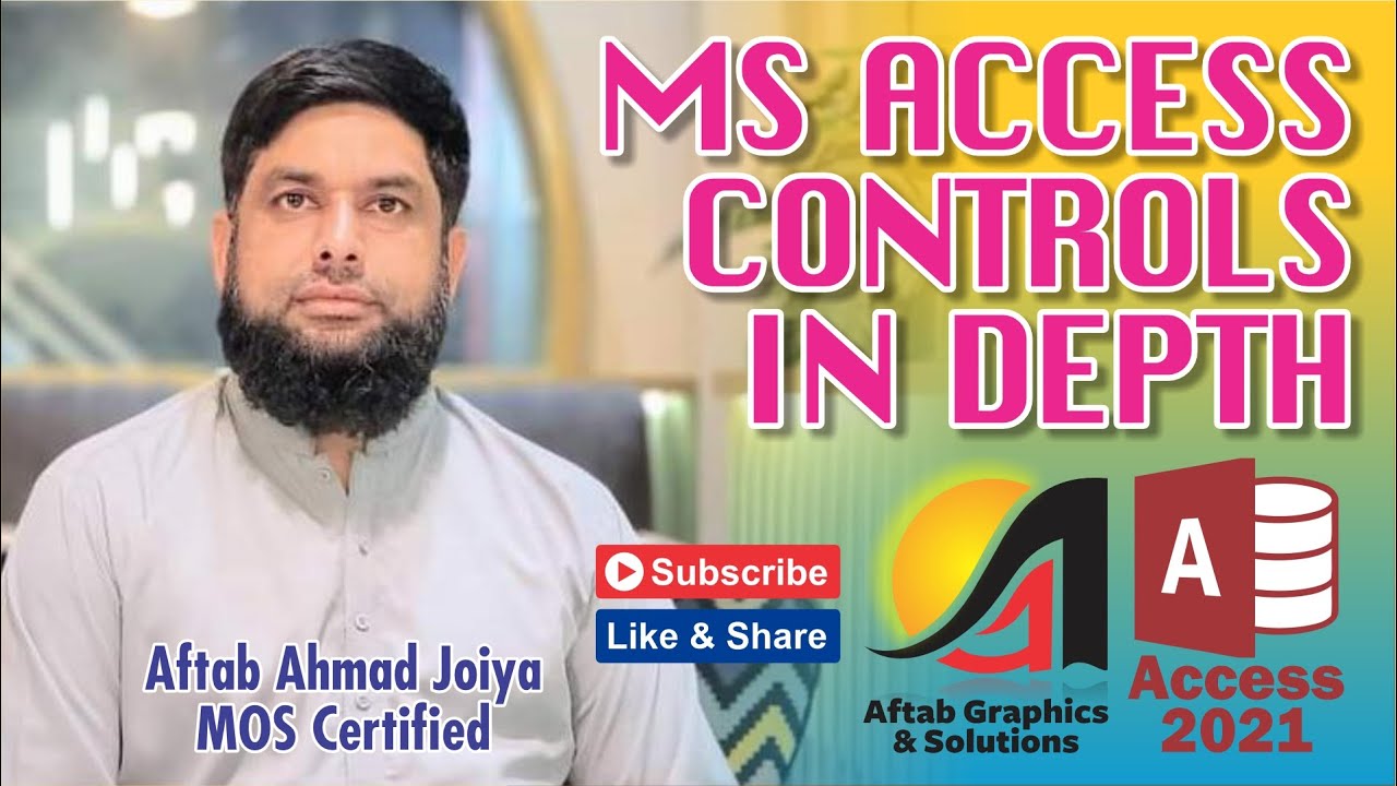 Microsoft Access | Controls in Depth (Urdu/Hindi) - YouTube
