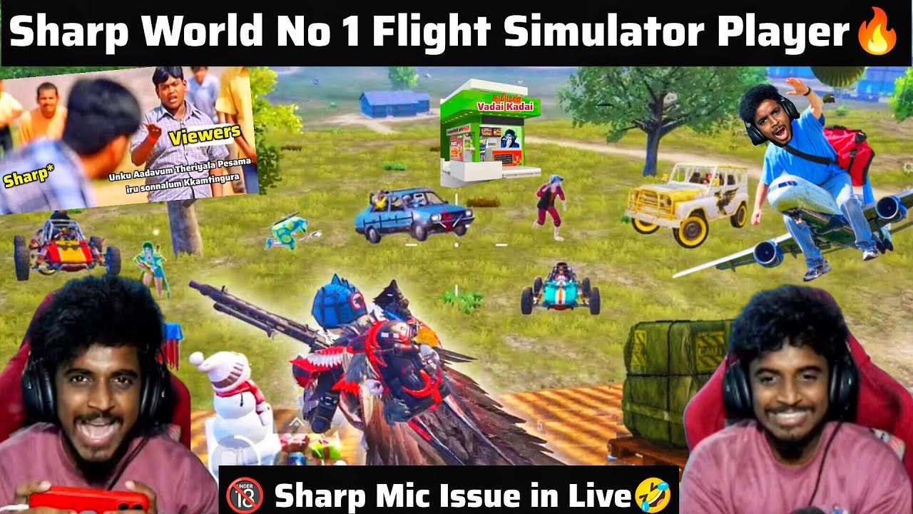Sharp World Best Flight Simulator Player😱|இவர் திறமை வித்தியாசமா ...