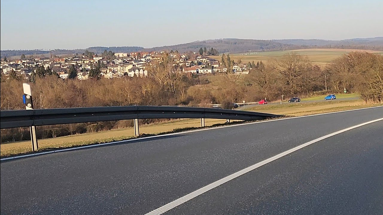 a drive from Frankfurt to Usingen taunus a beautiful hill station ...