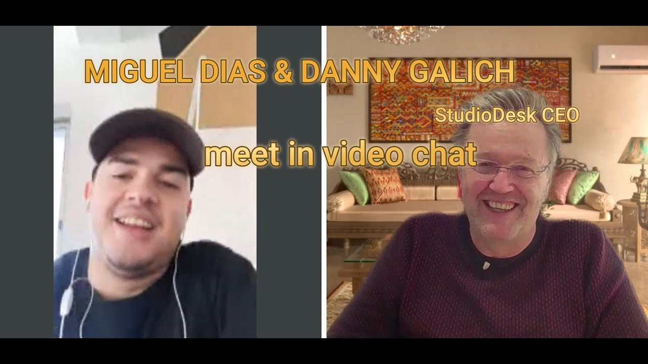 Full video Chat with Miguel Dias and StudioDesk CEO Danny Galich - YouTube