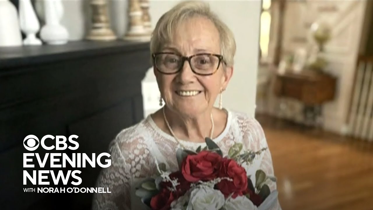 76-year-old celebrates self-love by marrying herself - YouTube