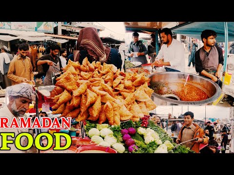 Ramadan traditional food Bazar | Jalalabad City | Afghanistan | 4K