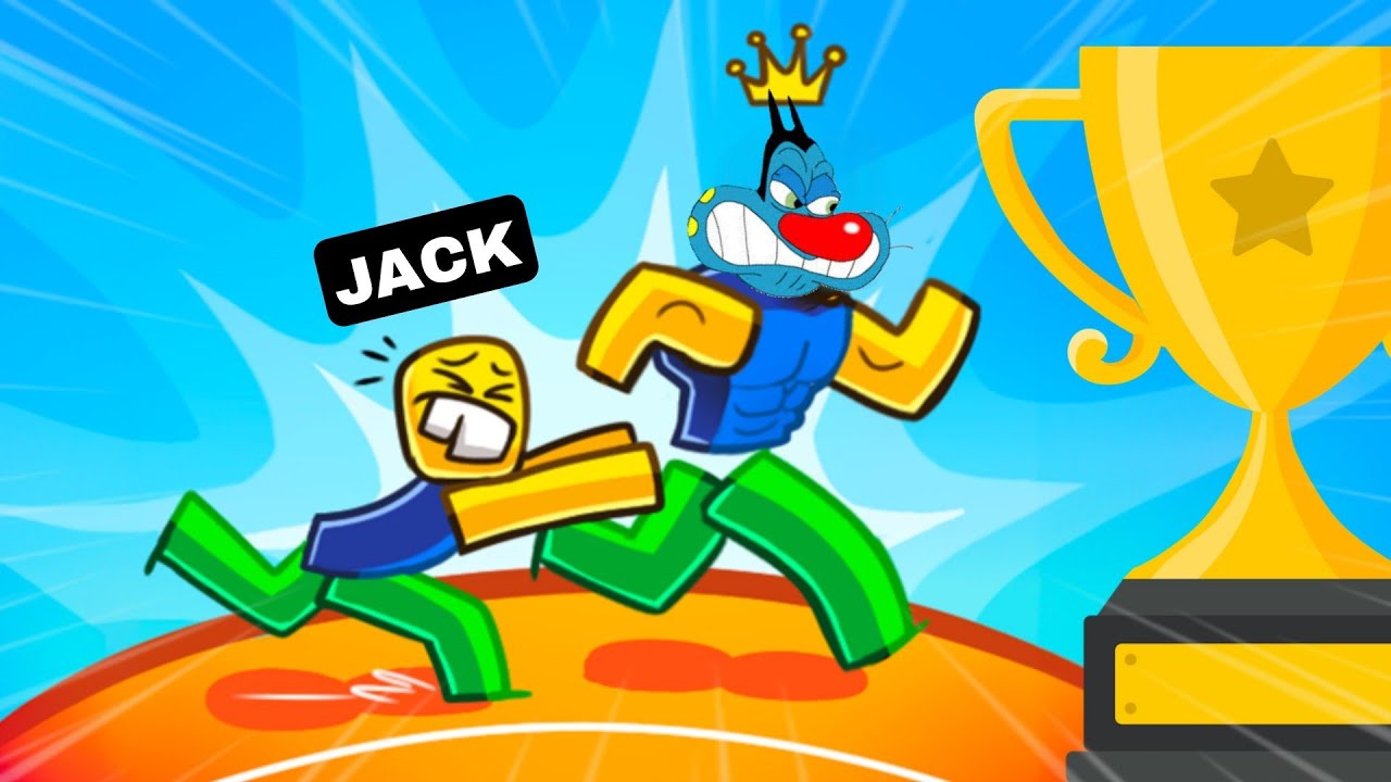 OGGY AND JACK PLAYING RACE SIMULATOR IN ROBLOX! - YouTube