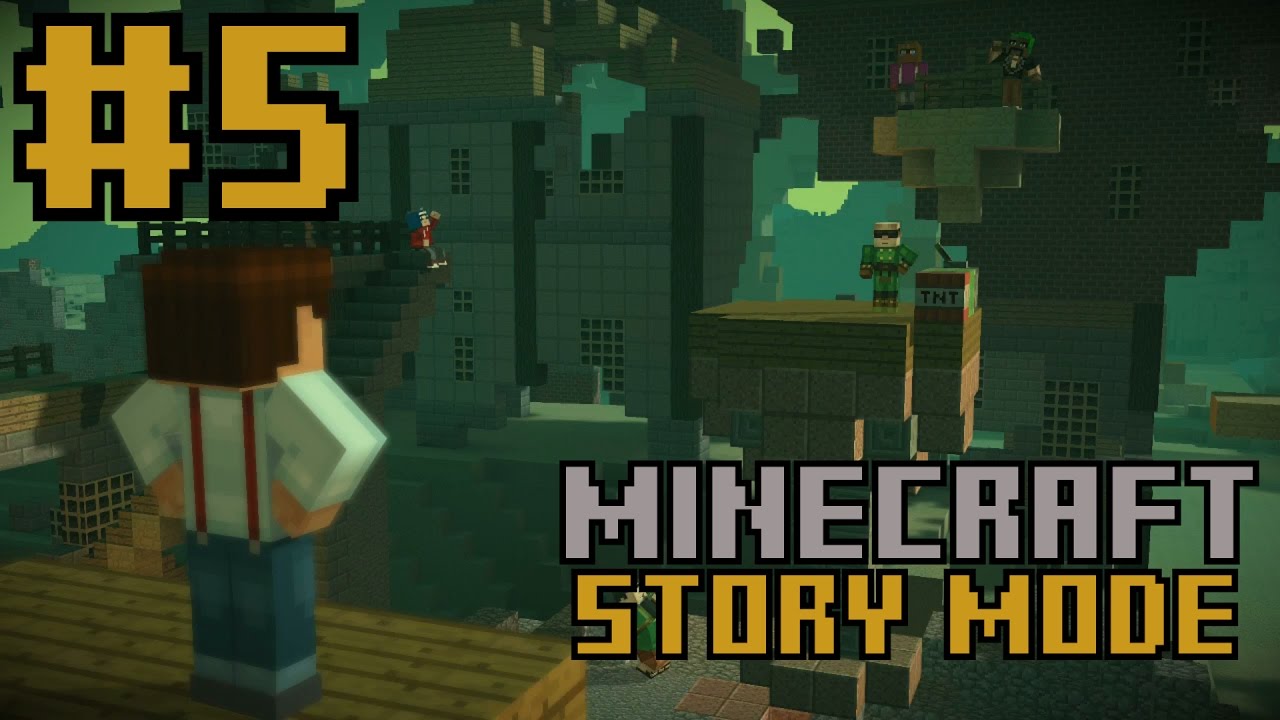 BOOMTOWN! - MINECRAFT: STORY MODE (BLIND) #5 - YouTube