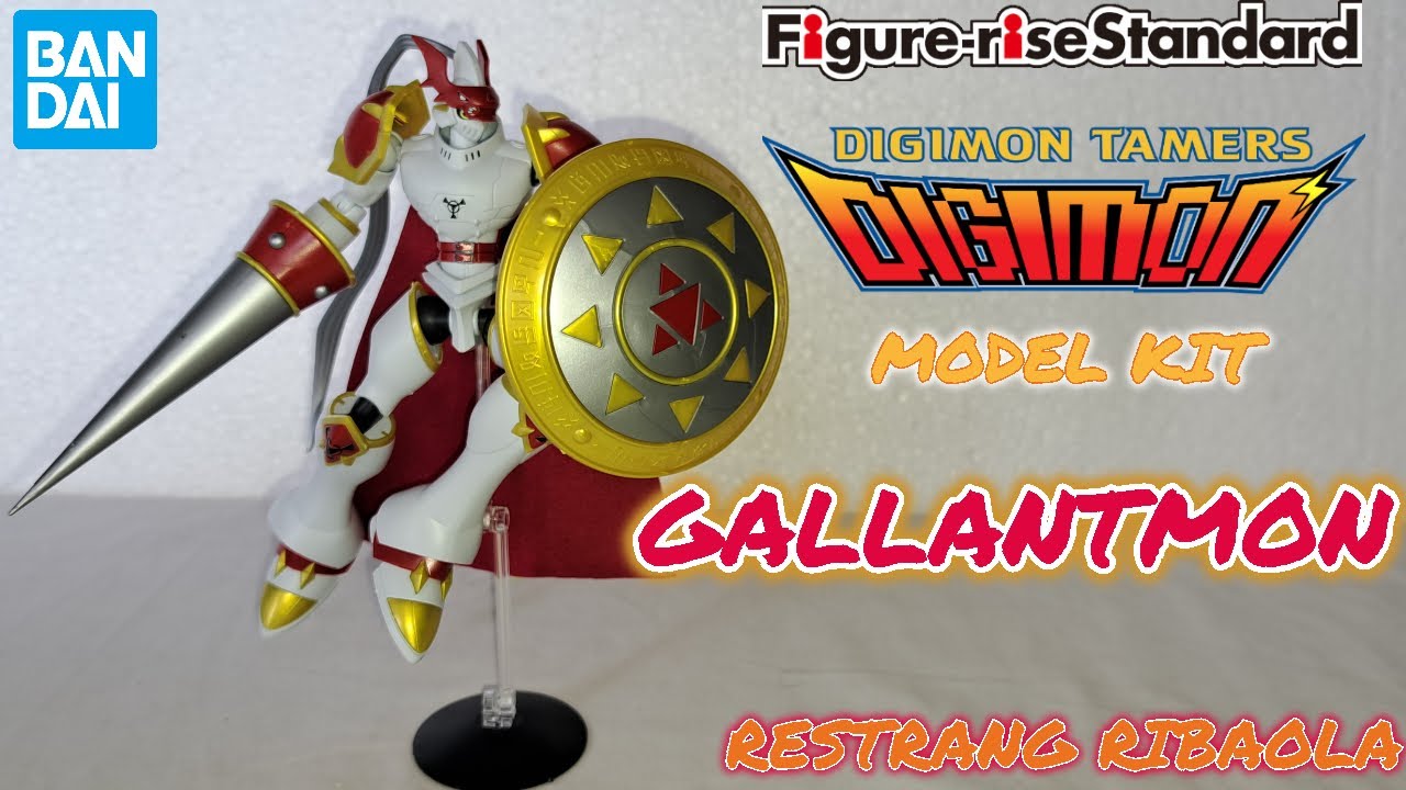 Dukemon/Gallantmon Digimon Digital Monster Tamers Figure Rise Standard ...