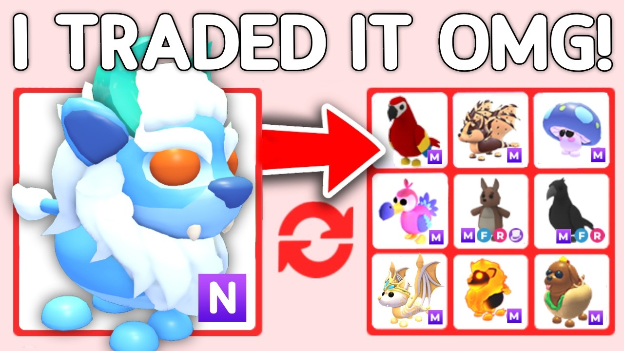 Trading Neon Haetae In Adopt Me! CRAZY OVERPAYS - YouTube