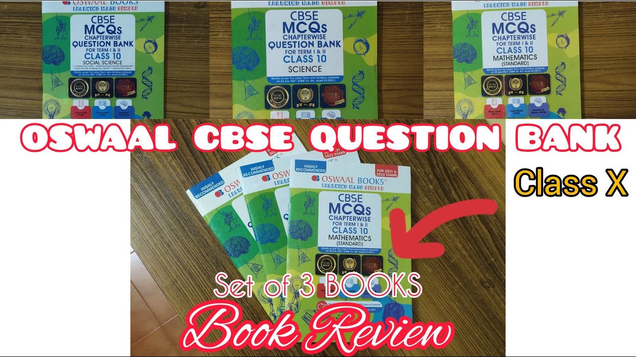 OSWAAL CBSE CLASS 10 QUESTION BANK (TERM I & II) BOOK REVIEW | STUDY ...
