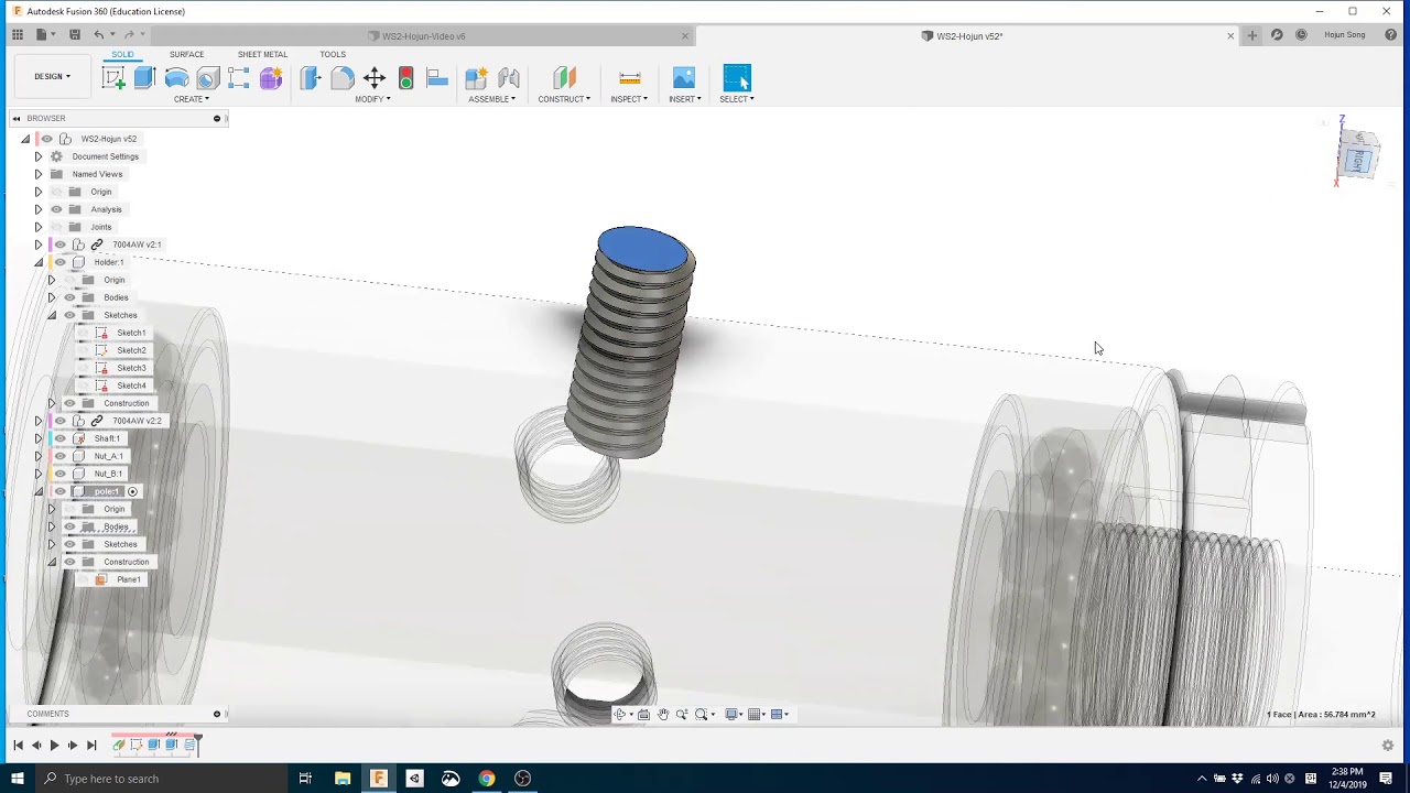CGSeeSaw Fusion 360 Workshop 2 - Wing / 절곡 - YouTube
