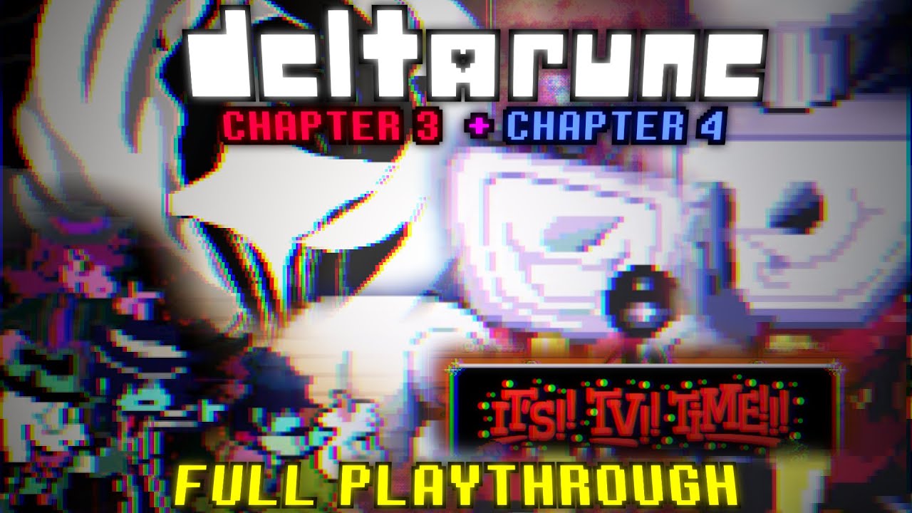 DELTARUNE Chapters 3 & 4 FULL Playthrough (No Commentary) | Complete ...