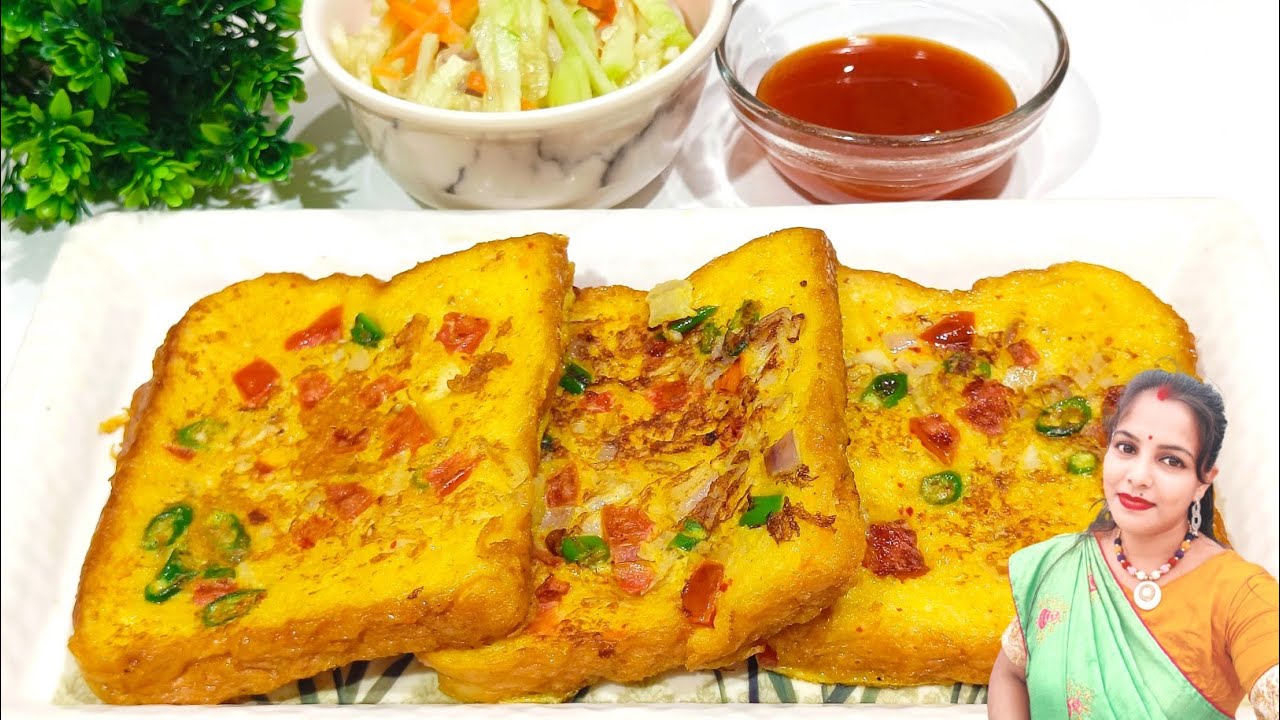 পাঁচ মিনিটে তৈরি করুন ব্রেড দিয়ে ঝটপট ব্রেকফাস্ট|Bread toast recipe ...