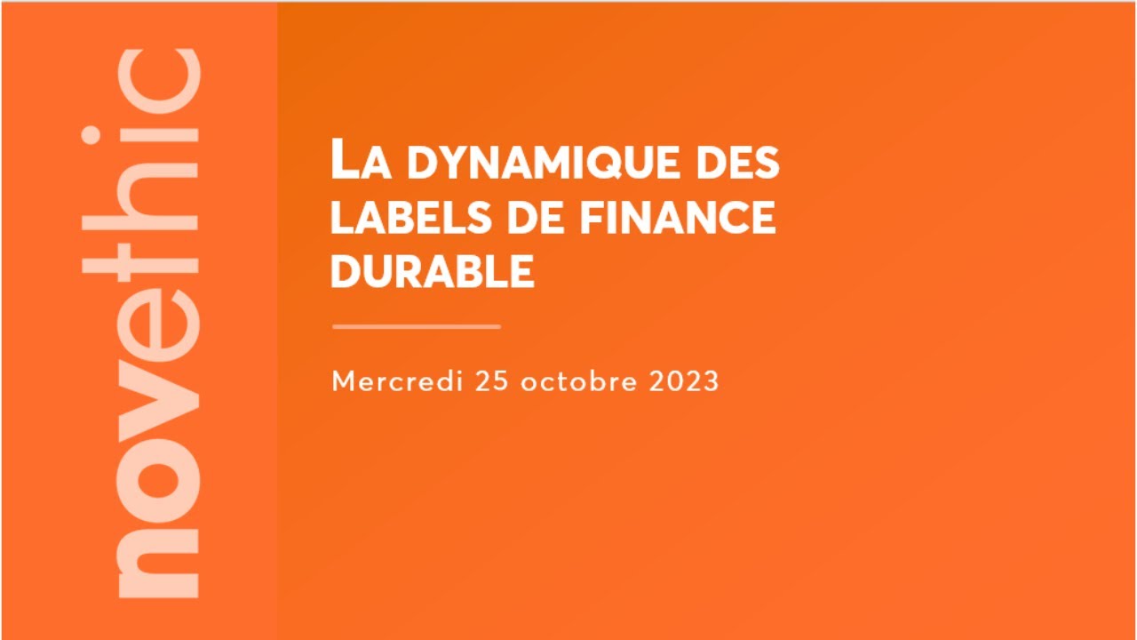 La dynamique des labels de finance durable - YouTube