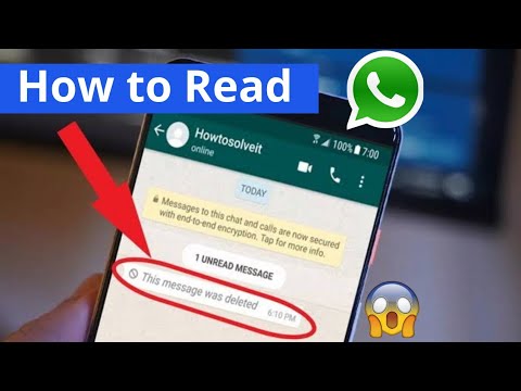 Read deleted Whatsapp Messages | Tips Tricks Whatsapp to read message ! 🔥