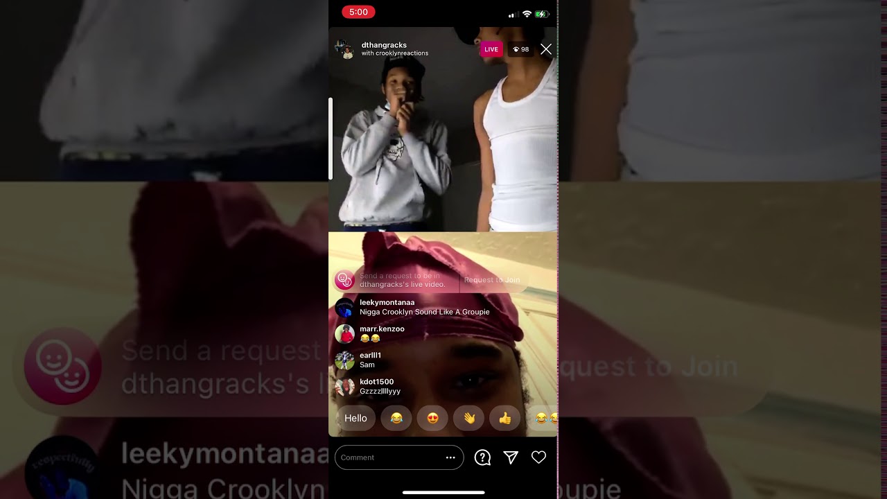 Bronx Rappers Dthang N Tdot Go Live With Crooklyn Reactions, Cripk For ...