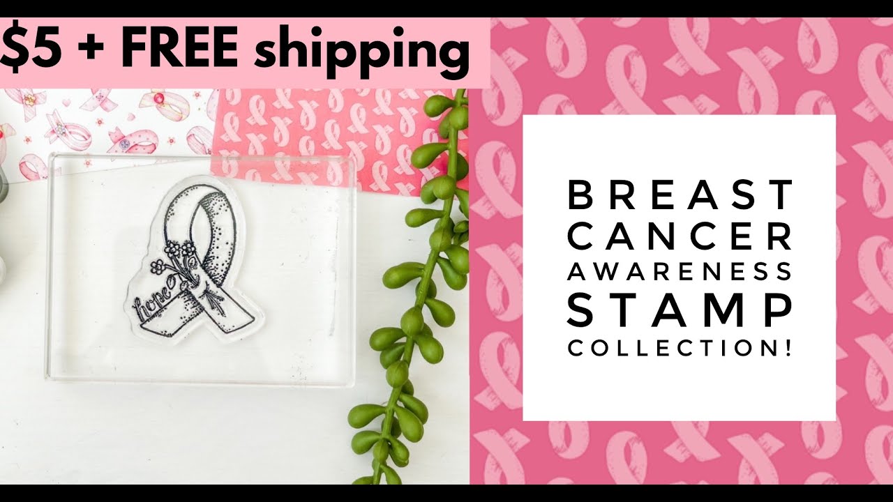ADORNit STAMPit Tuesday- Breast cancer awareness stamps featuring ...