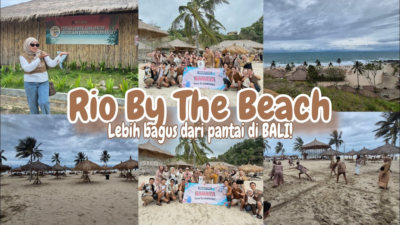RIO BY THE BEACH KALIANDA LAMPUNG /PASIRNYA HALUS, VIEWNYA CAKEP /MAIN ...