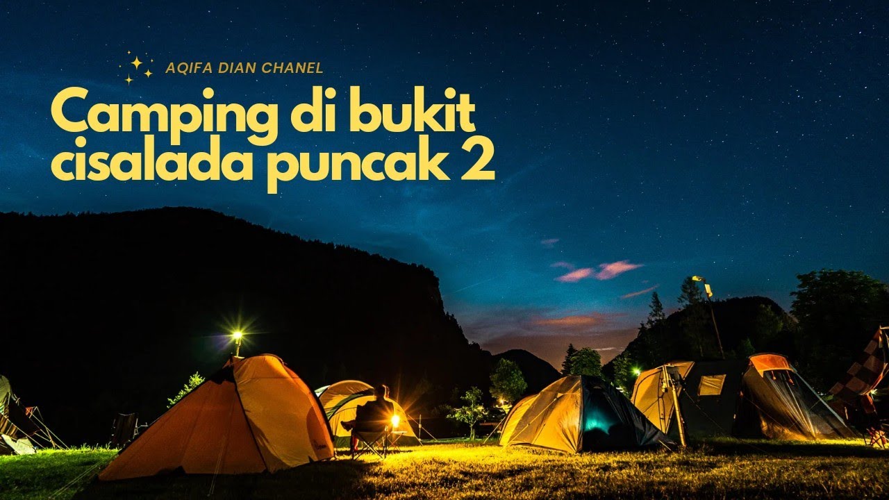 camping bukit pinus cisalada puncak 2 - YouTube