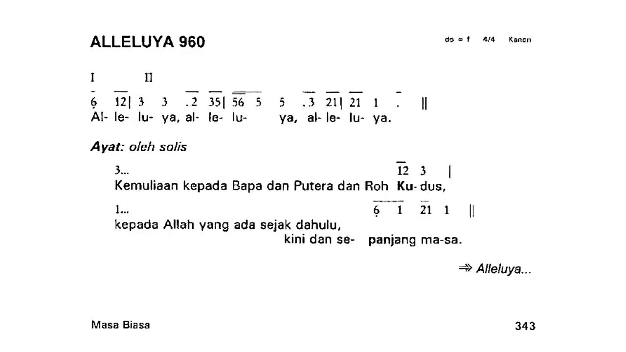 Alleluya 960 - YouTube
