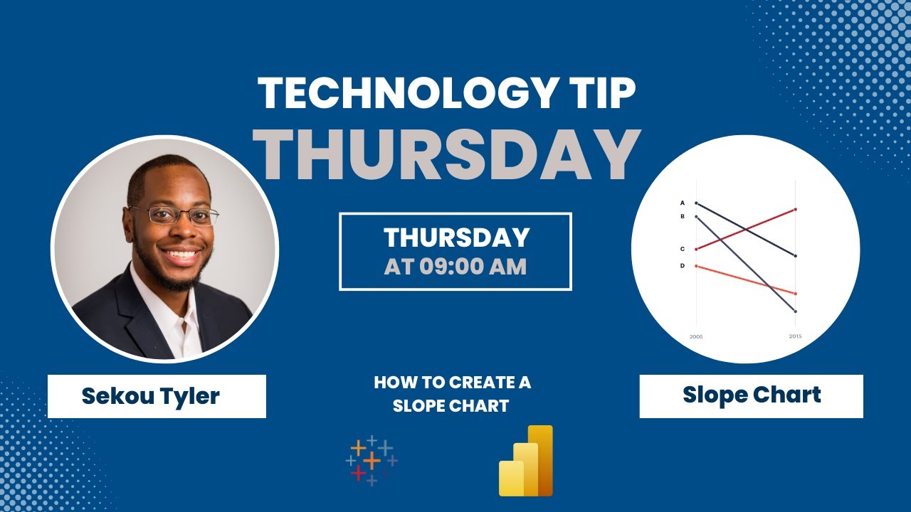 How to create a slope chart in #Tableau and #PowerBI - YouTube