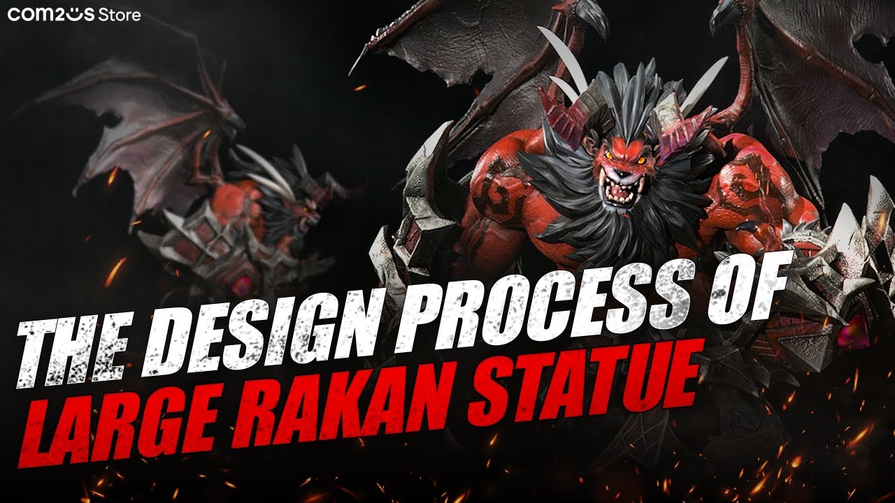 The Design Process of the Large Rakan Statue - YouTube