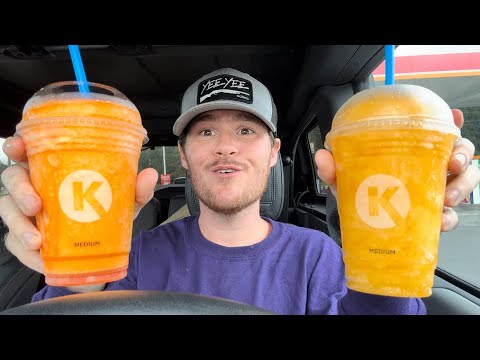 Circle K Fanta Mango Froster and Jarritos Mandarin Froster Review - YouTube