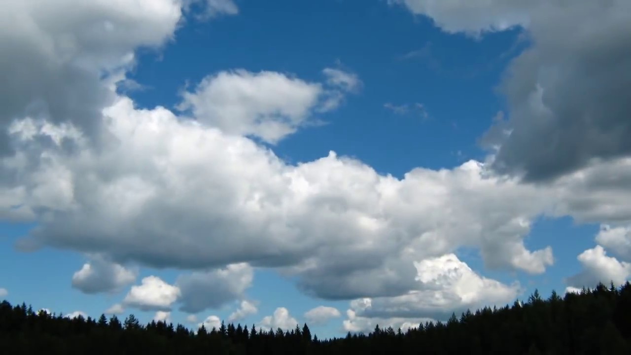 Slow Moving Clouds - Time-lapse [720p] - YouTube