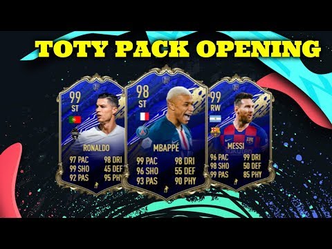 TOTY PACK OPENING - 18X 125K PACK |FIFA 20 ULTIMATE TEAM| - YouTube