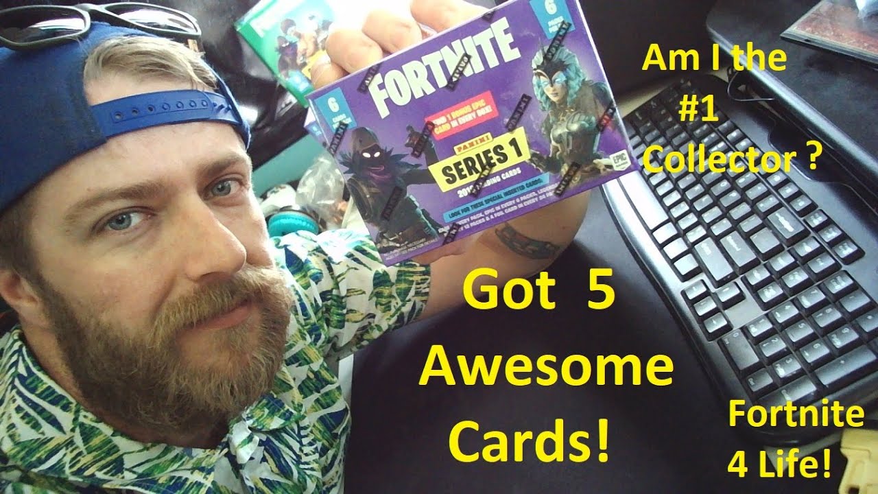 Unboxing Fortnite cards ! Collecting Fortnite cards! - YouTube