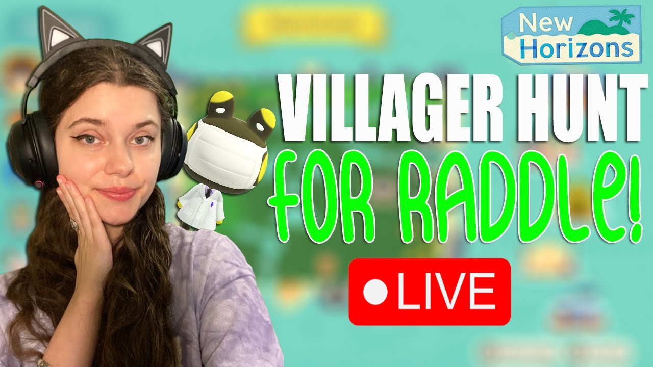 🔴ACNH LIVE: Raddle Come Home!! | Animal Crossing New Horizons ...