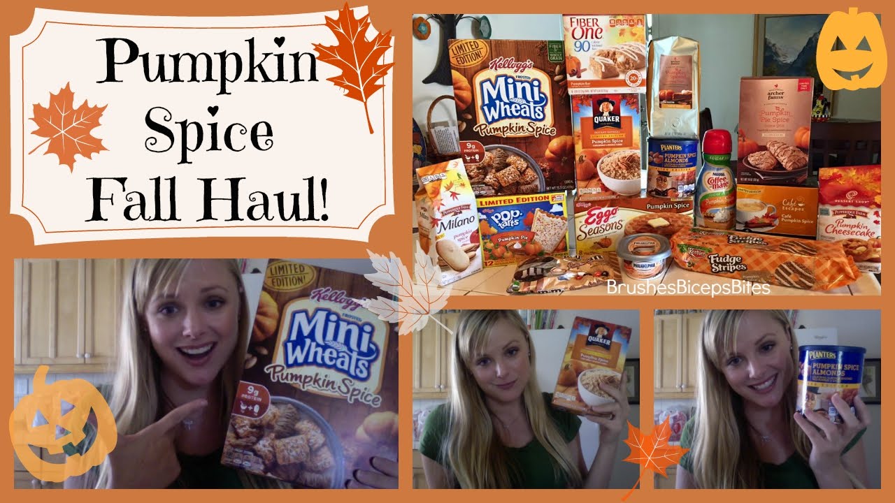 Pumpkin Spice Fall Haul 2015 - YouTube