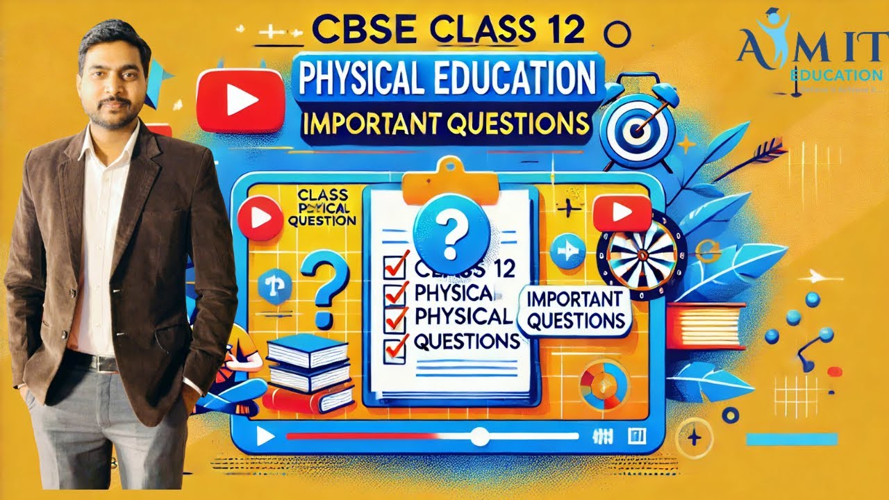 CBSE Class 12 Physical Education Important Questions for Board Exam ...