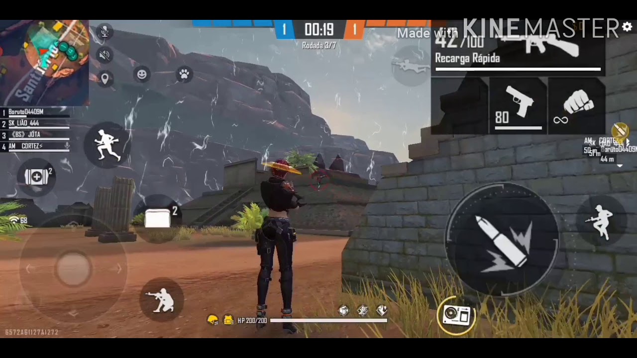 FREE FIRE PRIMEIRO HIGHLIGHT (HS) - YouTube