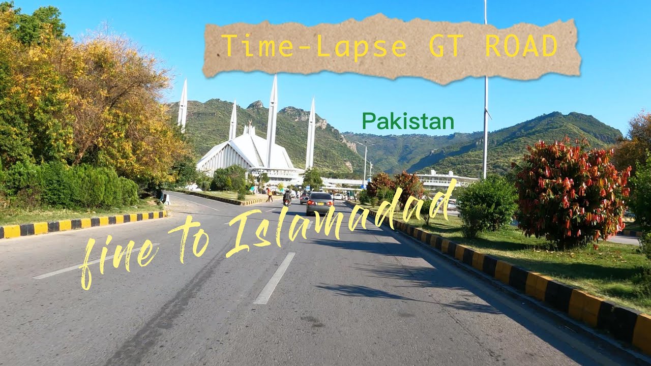 "Time-Lapse of GT Road in Islamabad |4k - YouTube