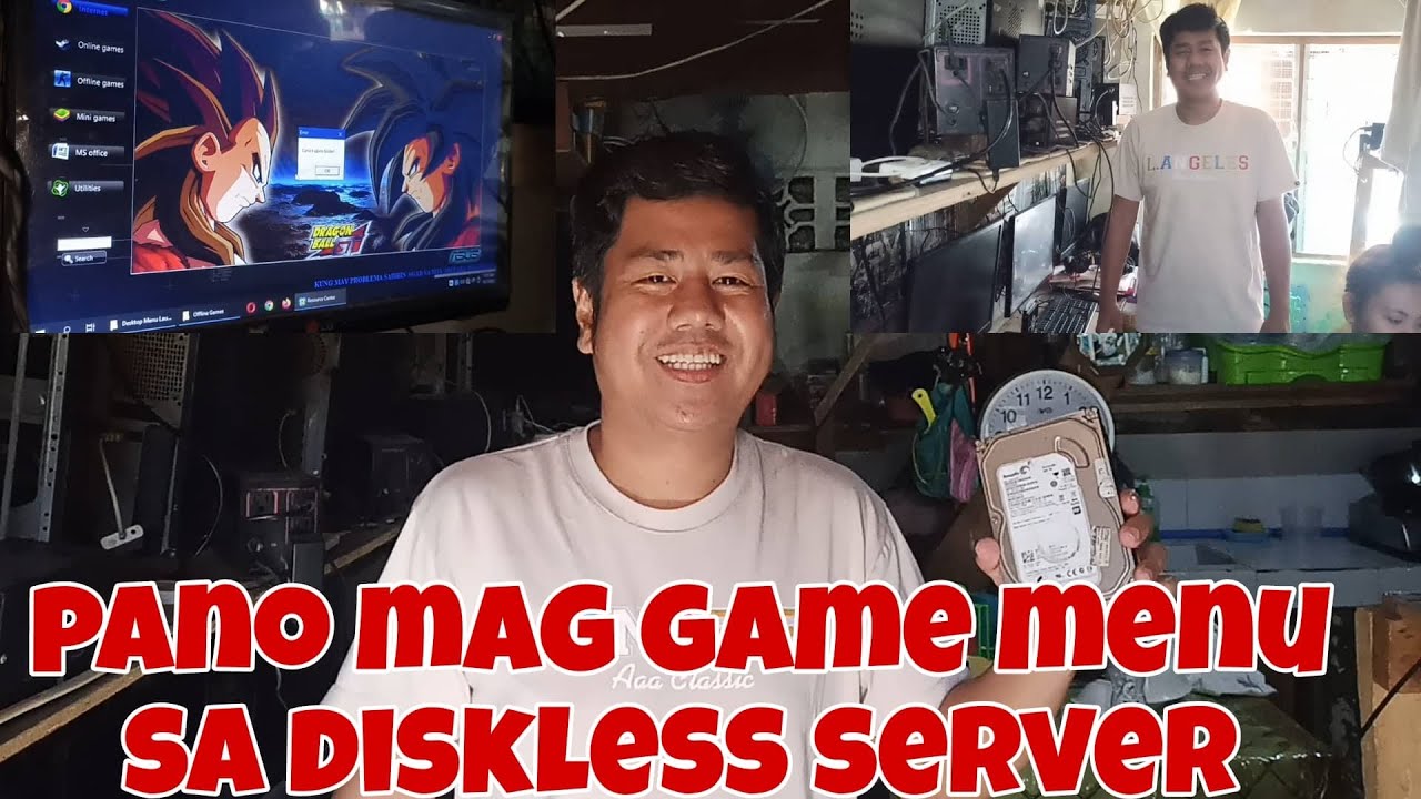 PANO MAG LAGAY NG GAME MENU SA DISKLESS SERVER # ...