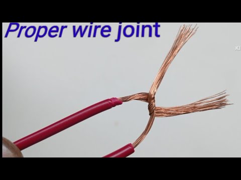 Wire joint | Proper Wire Joint of Electrical Wire | विद्युत तार जोड़ने ...