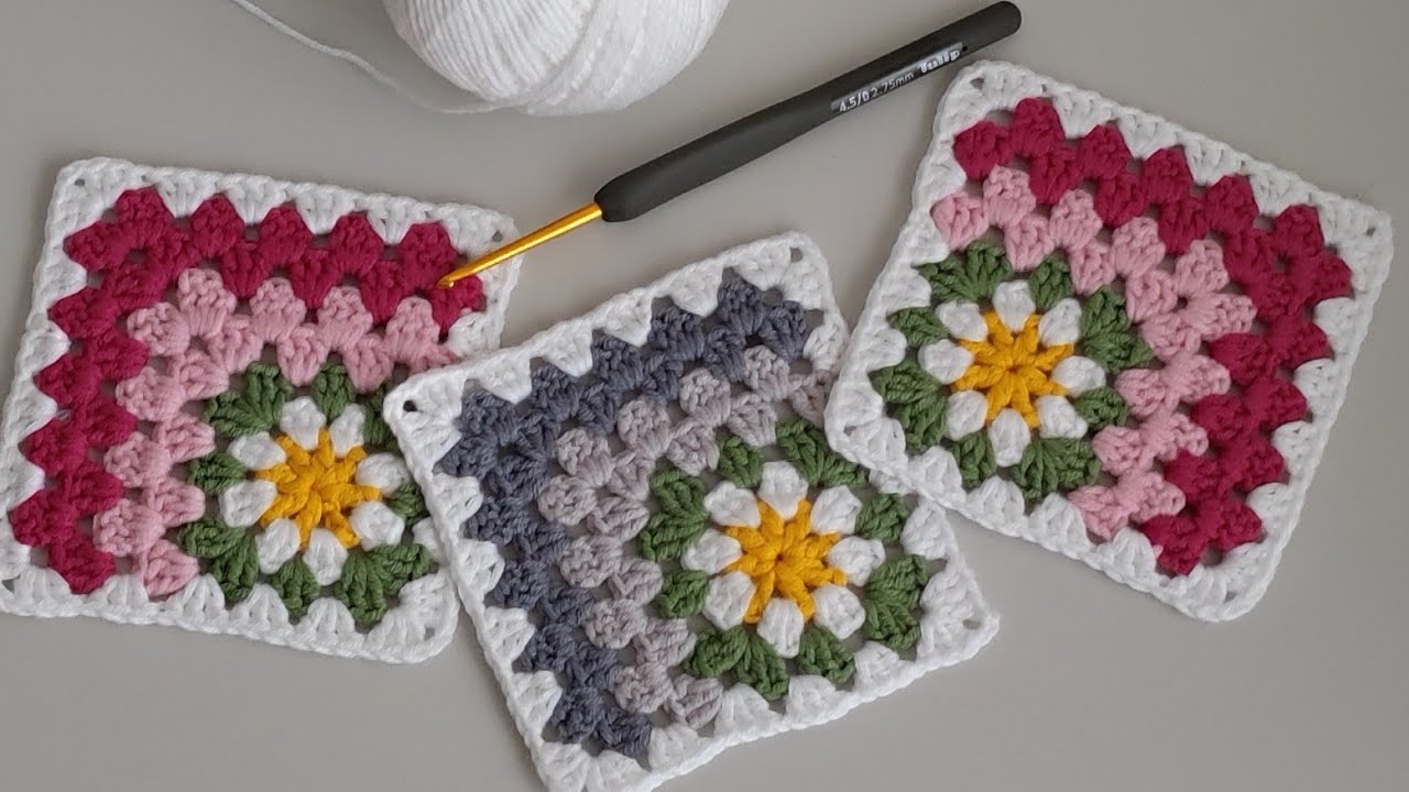 Beginner's Guide to Crocheting Granny Squares | Step-by-Step Square ...